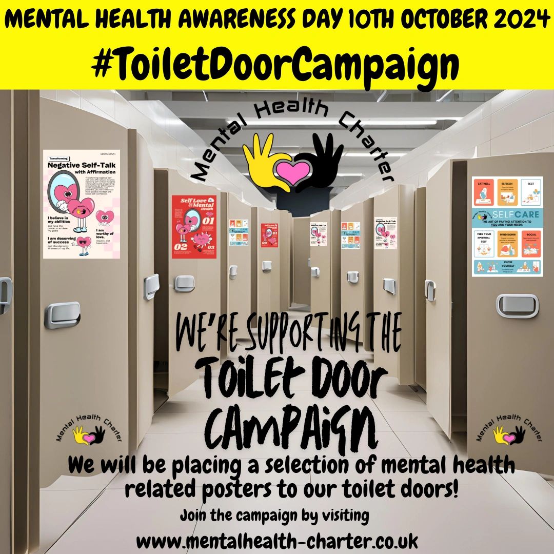 Toilet Door Campaign | Mental Health Charter