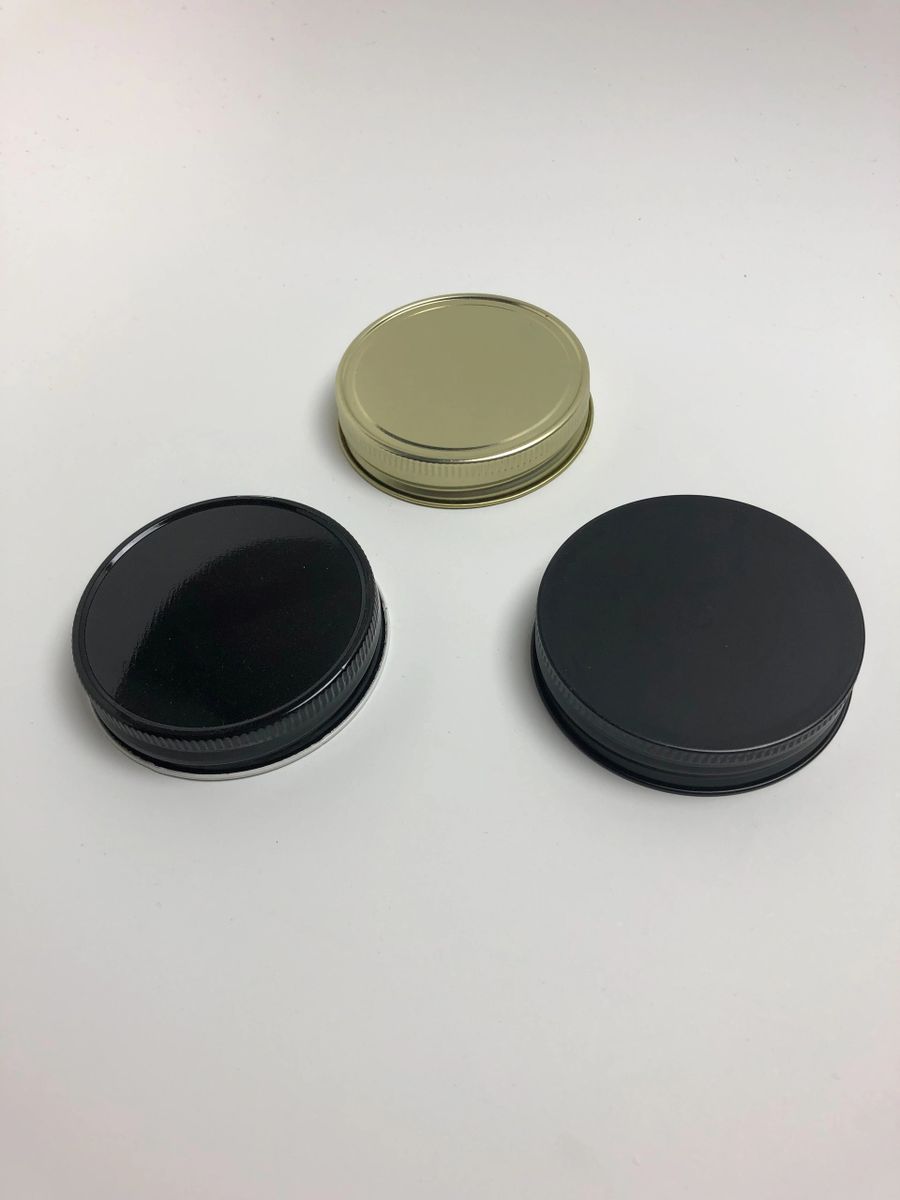 70G-450 Lids for 12 oz. Mayo Jars (Black Matte Only)