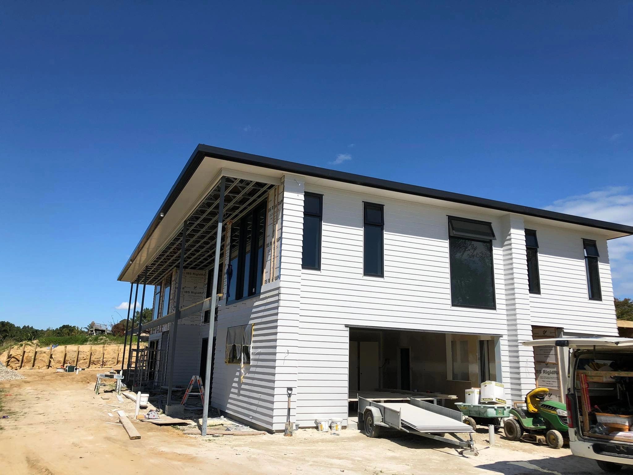 What is weatherboard and cladding?