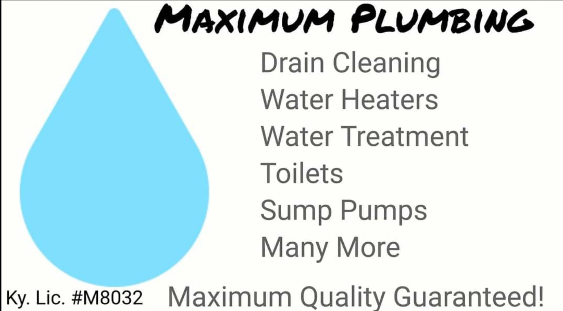 Maximum Plumbing LLC.