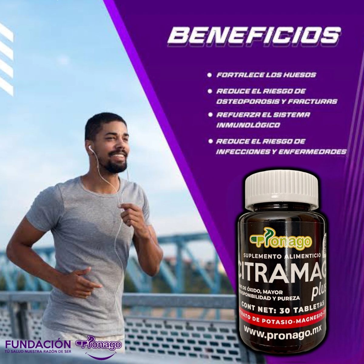 CITRAMAG PLUS FRASCO CON 30 TAB.