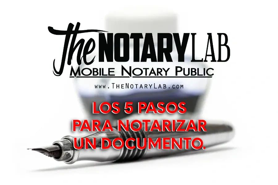 Cómo Notarizar un documento en 5 pasos