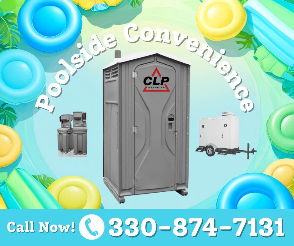 Dive into Blue Water: Porta-potties and Pool Parties