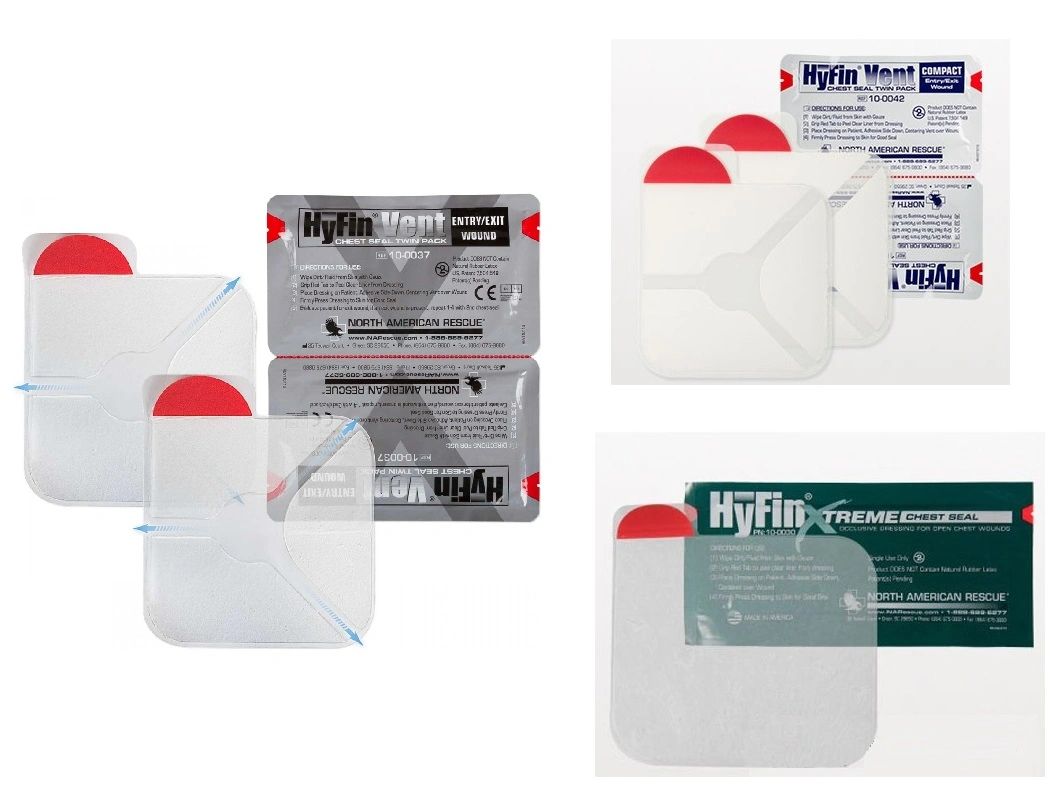 HyFin Chest Seals (Vented and Non-Vented)