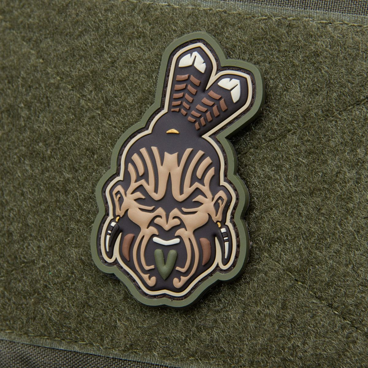 Maori Warrior Head Morale Patch