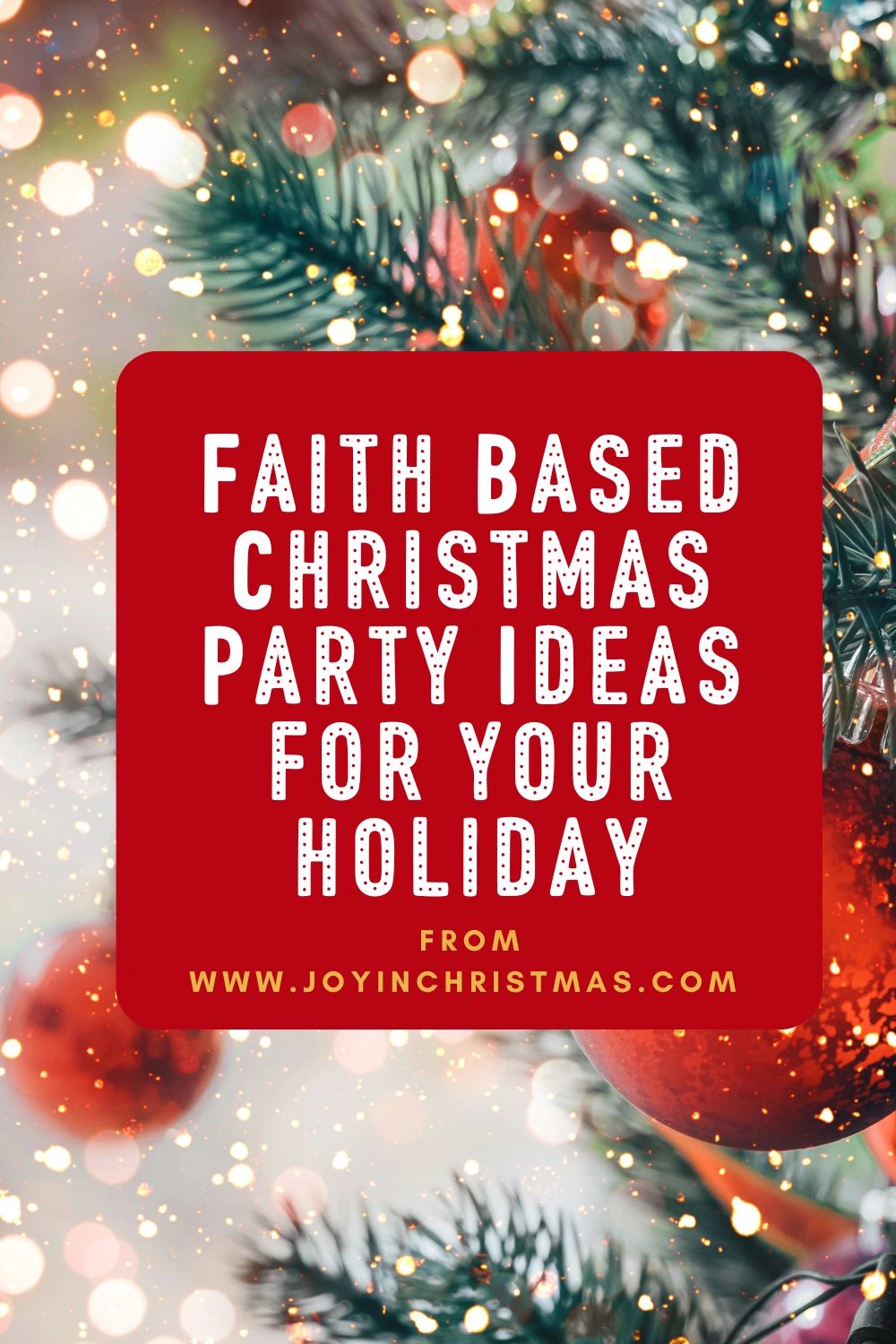 Faith Based Christmas Party Ideas for your holiday