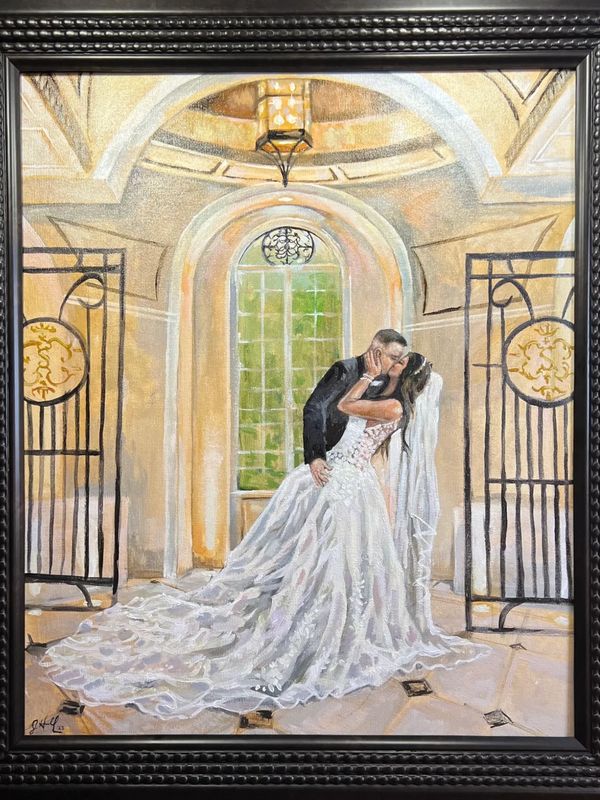 Live Wedding Painting | Jeff Hull Art and Painting