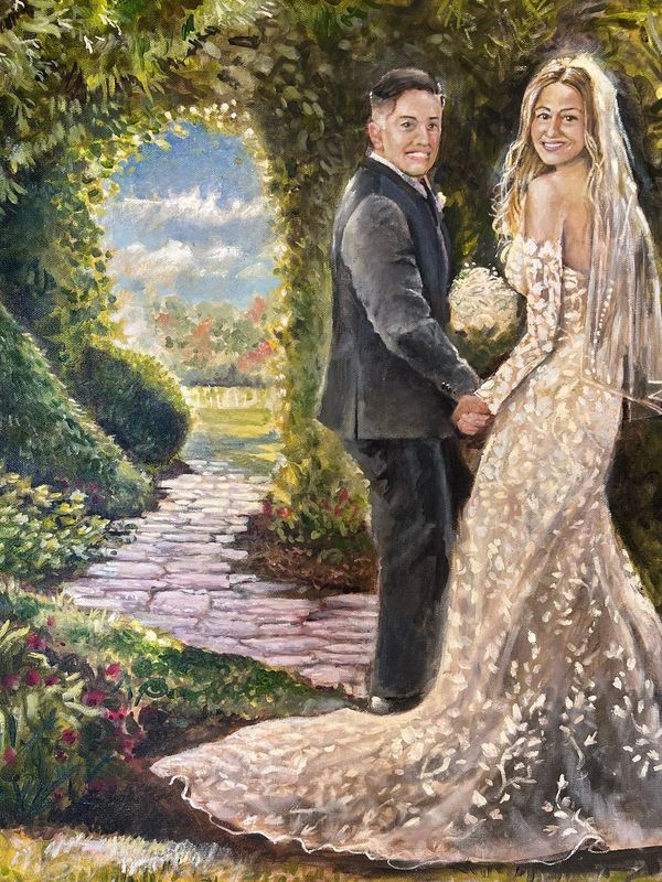 Live Wedding Painting | Jeff Hull Art and Painting