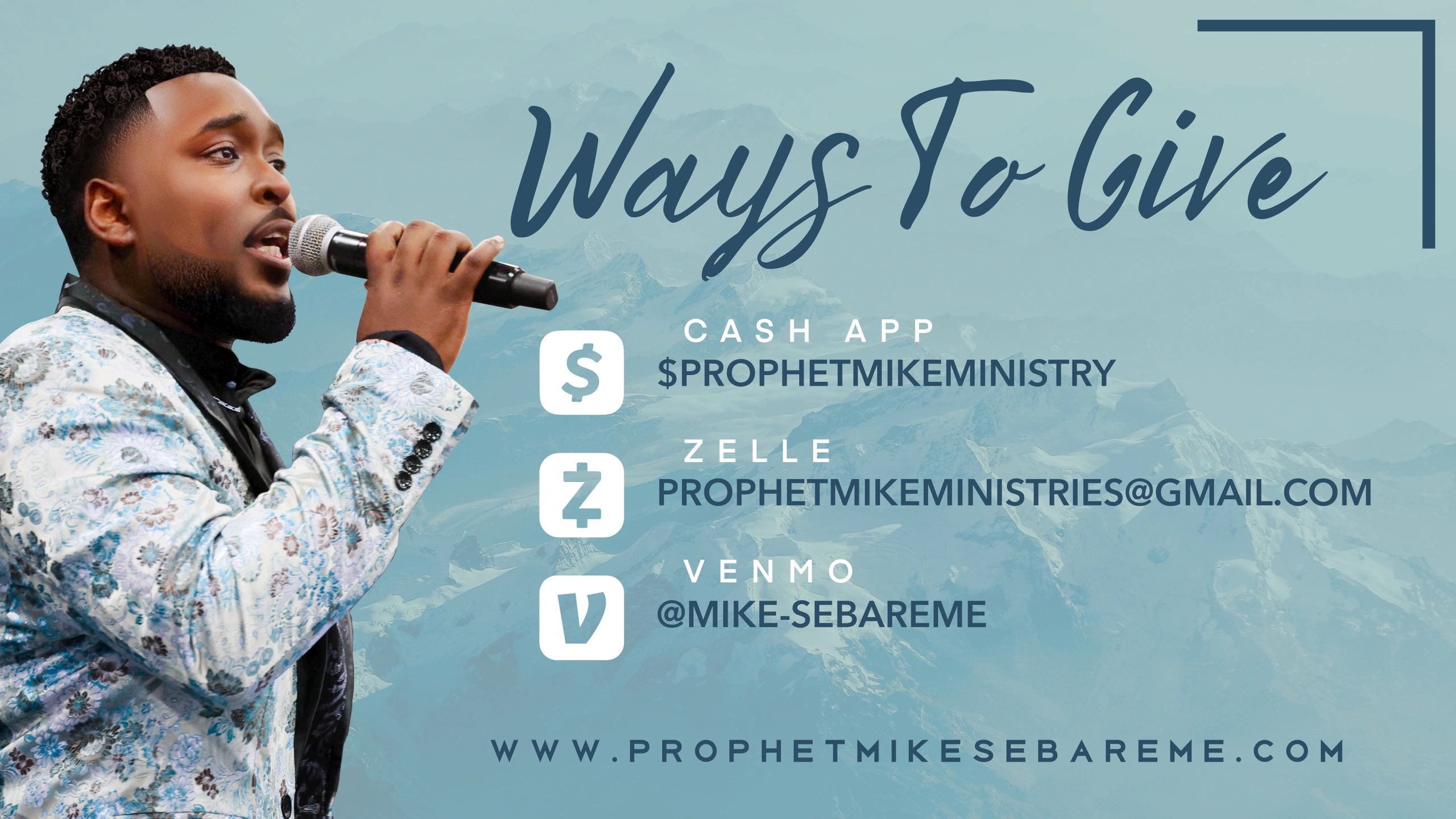 Give | Prophet Mike Sebareme Ministries
