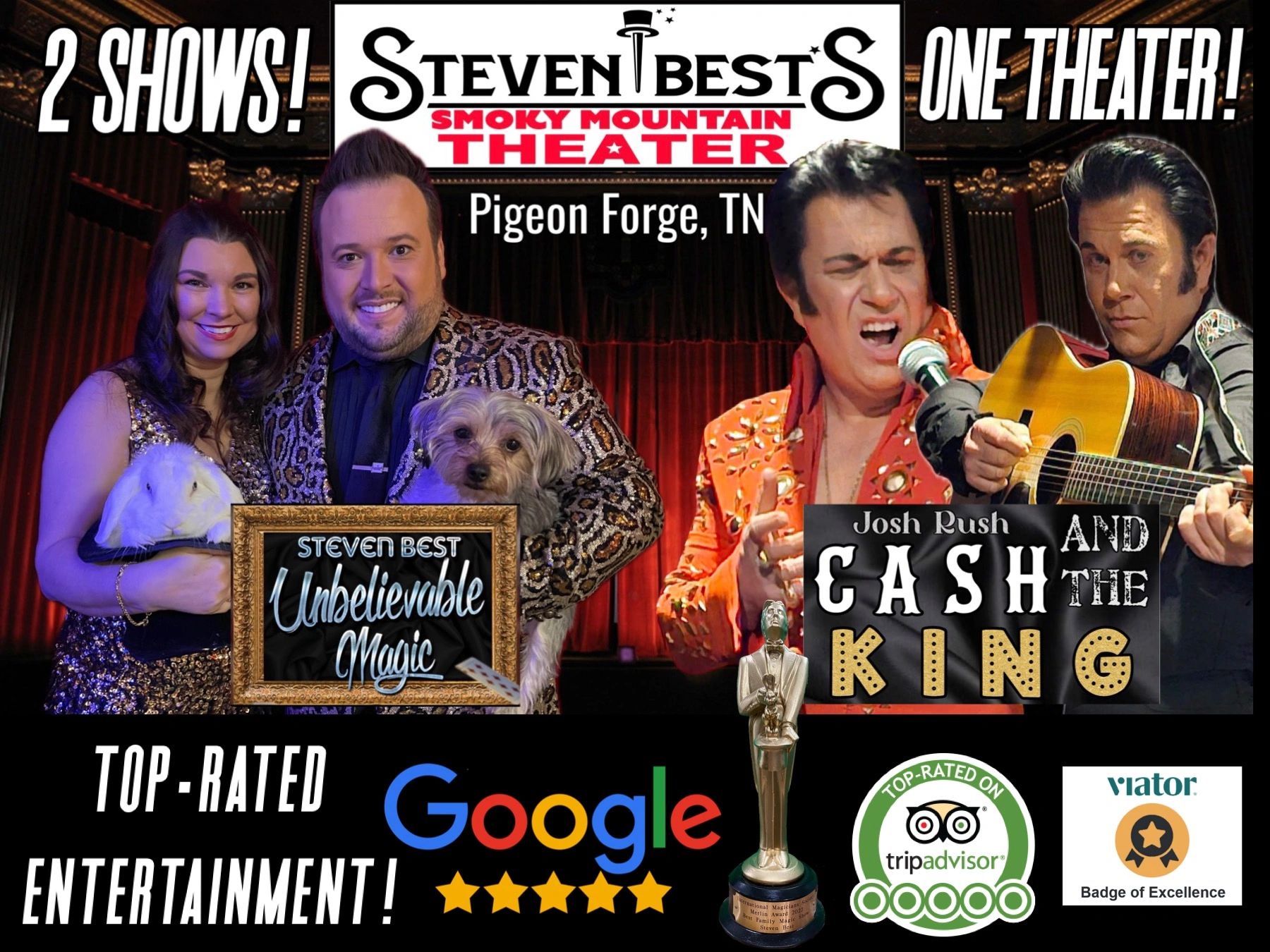 Pigeon Forge Shows - Steven Best’s Smoky Mountain Theater - Home