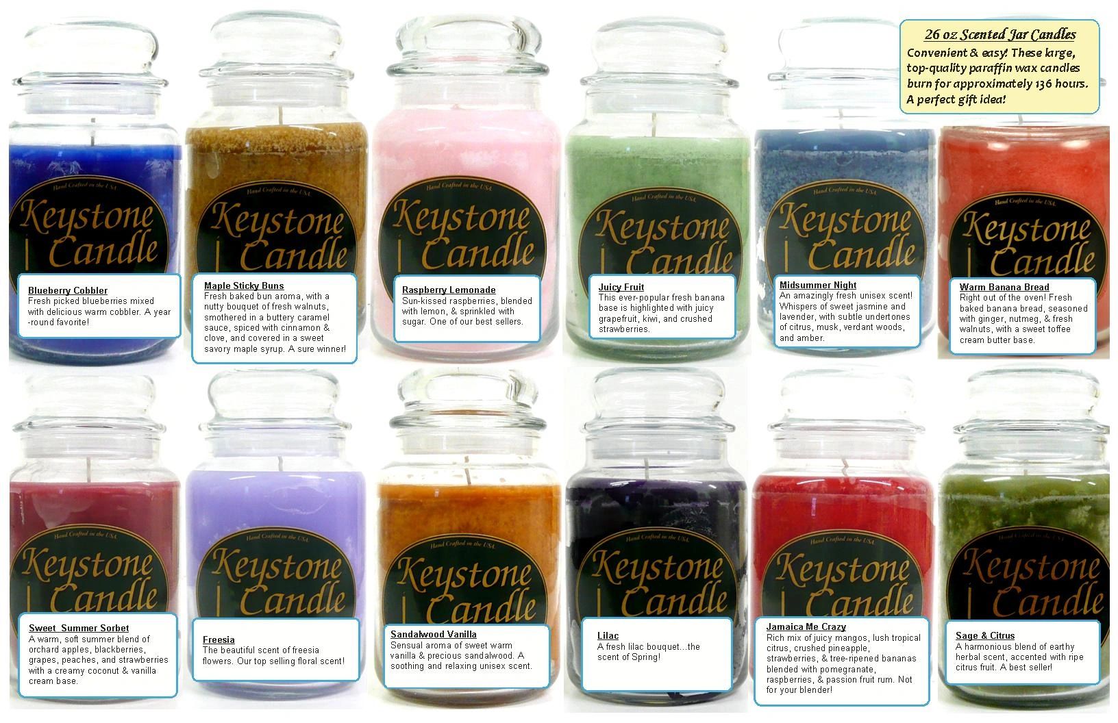 Sweet Fundraising - Scented Candles, Candle Fundraiser, Keystone Candle