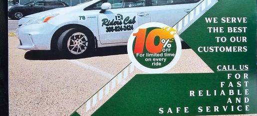 Ride Service, Taxi , Cab , Ride for Hire - RIders Cab Inc.