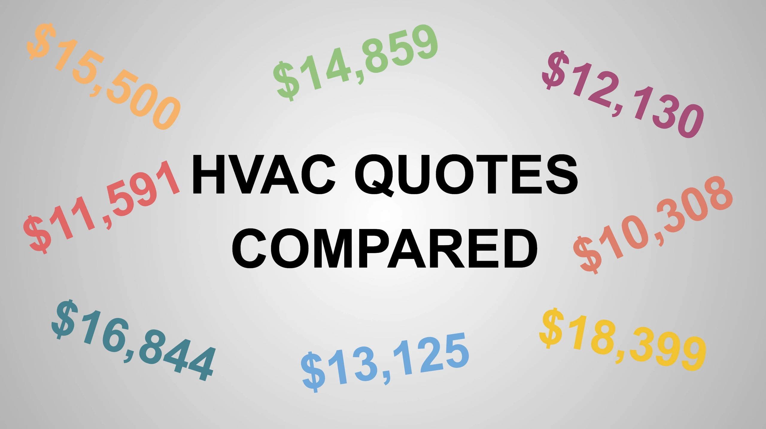 Real HVAC Quotes Compared