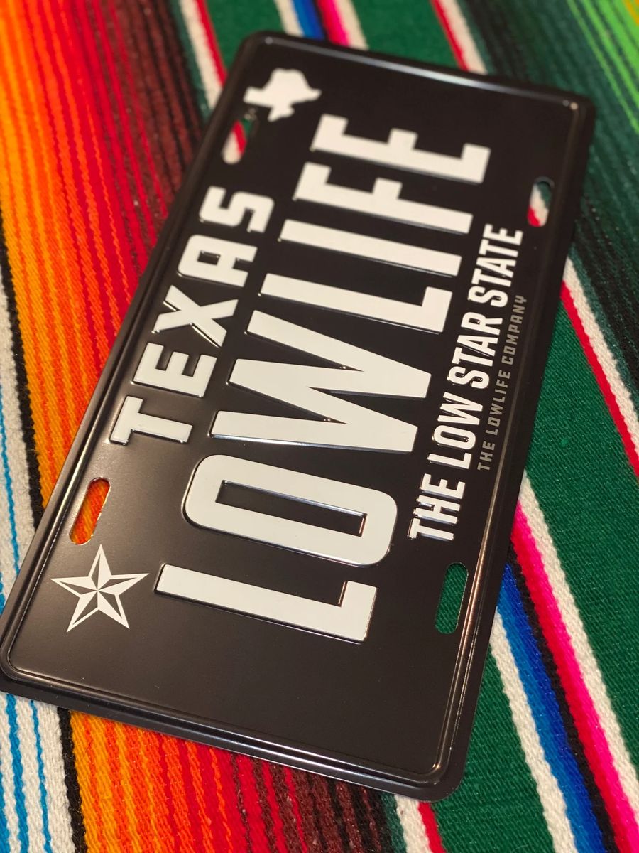THE Lowlife License Plate