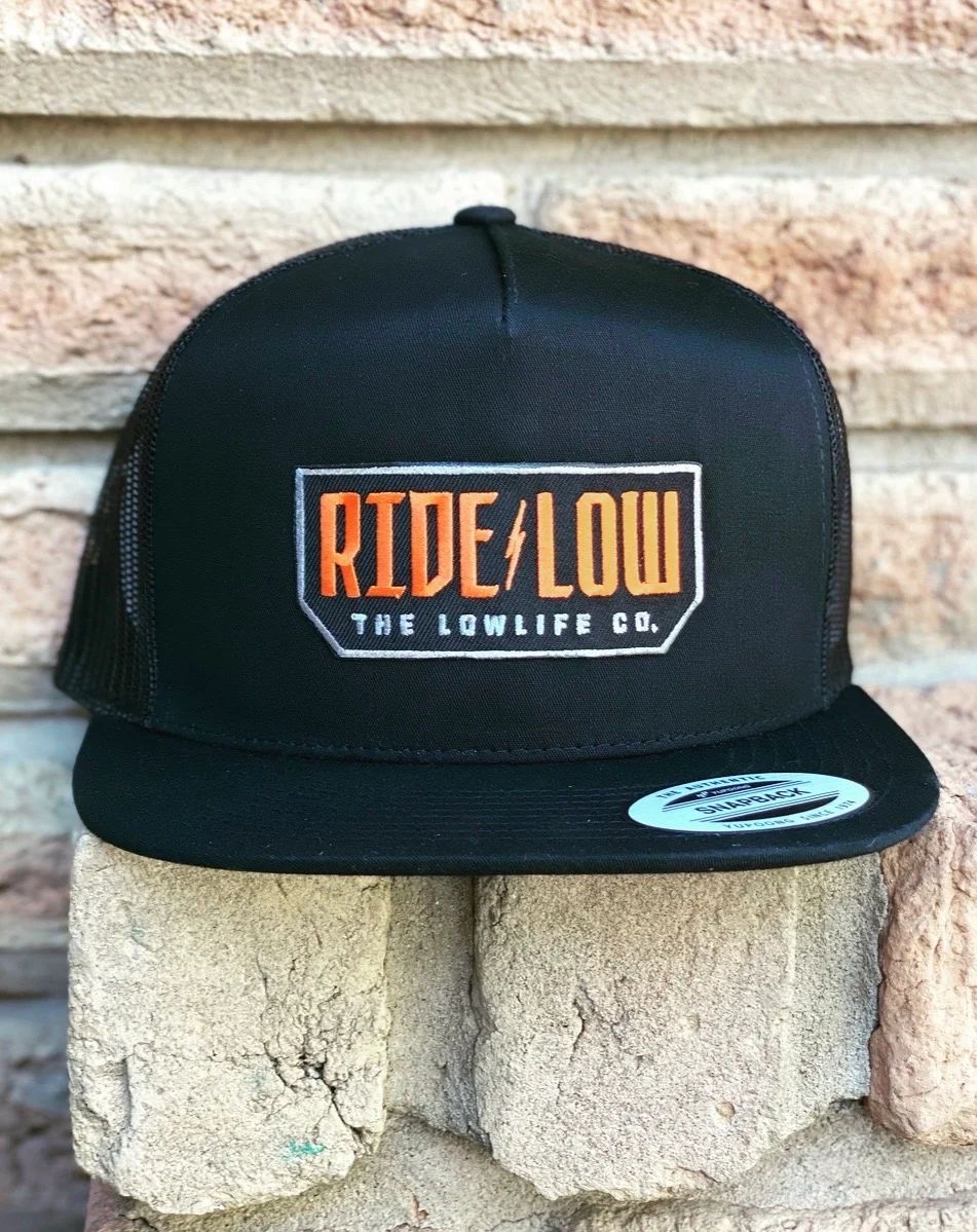 THE LOWLIFE CO BLACK RIDE LOW TRUCKER
