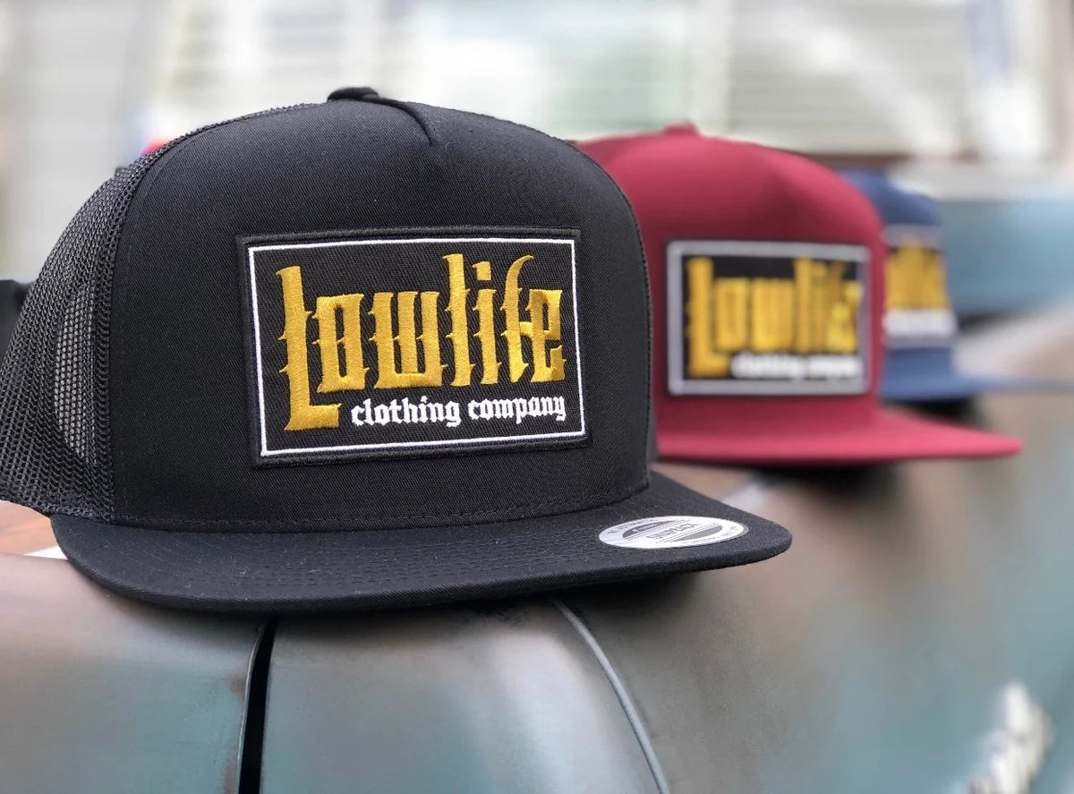 THE LOWLIFE BLACK EL GUAPO PATCH HAT