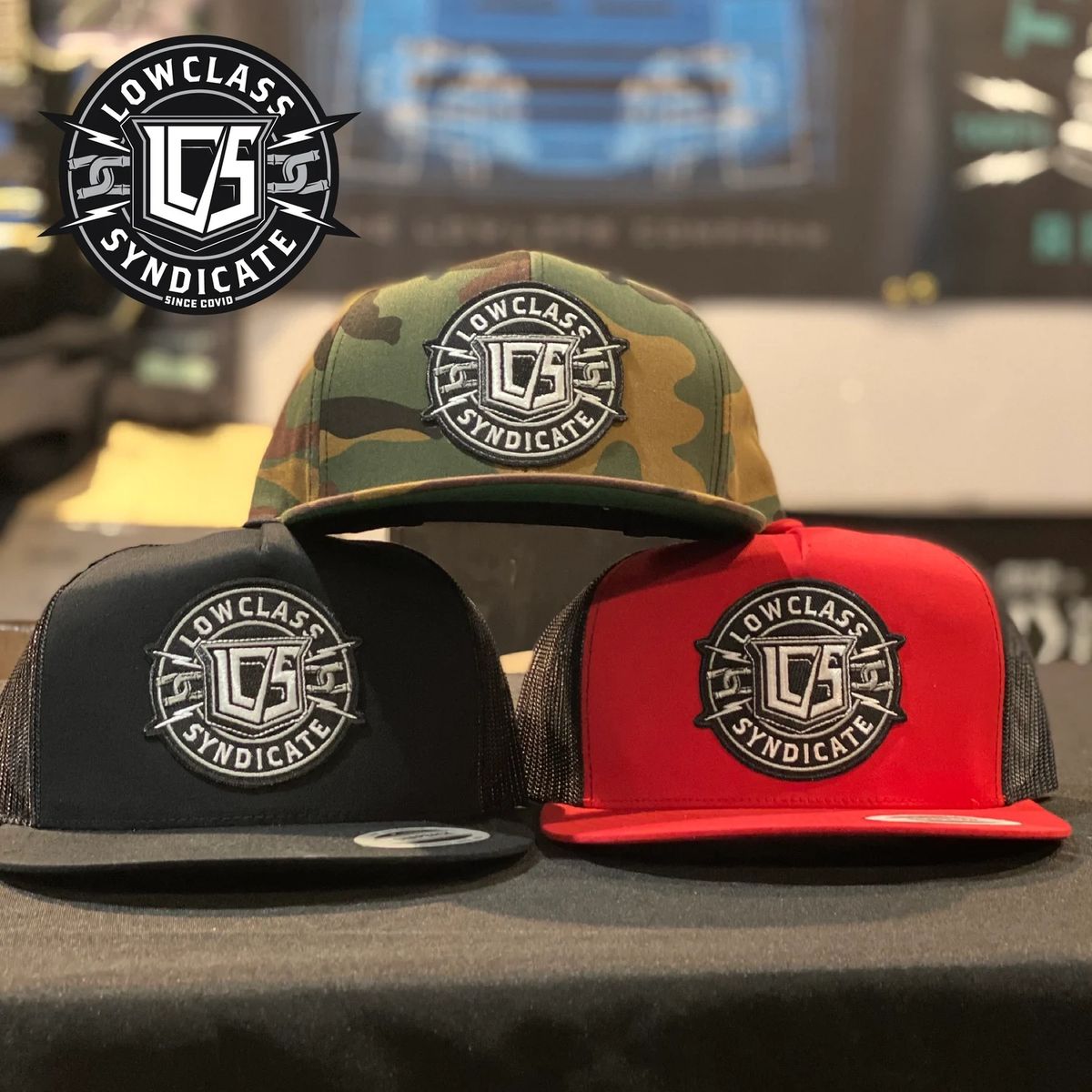 LOWCLASS SYNDICATE SHEILD PATCH HAT