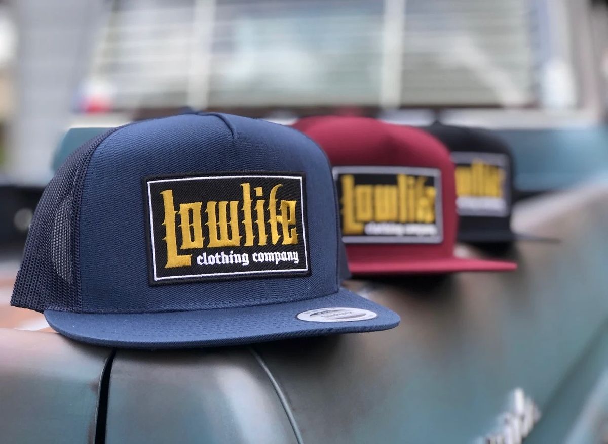 THE LOWLIFE NAVY EL GUAPO PATCH HAT