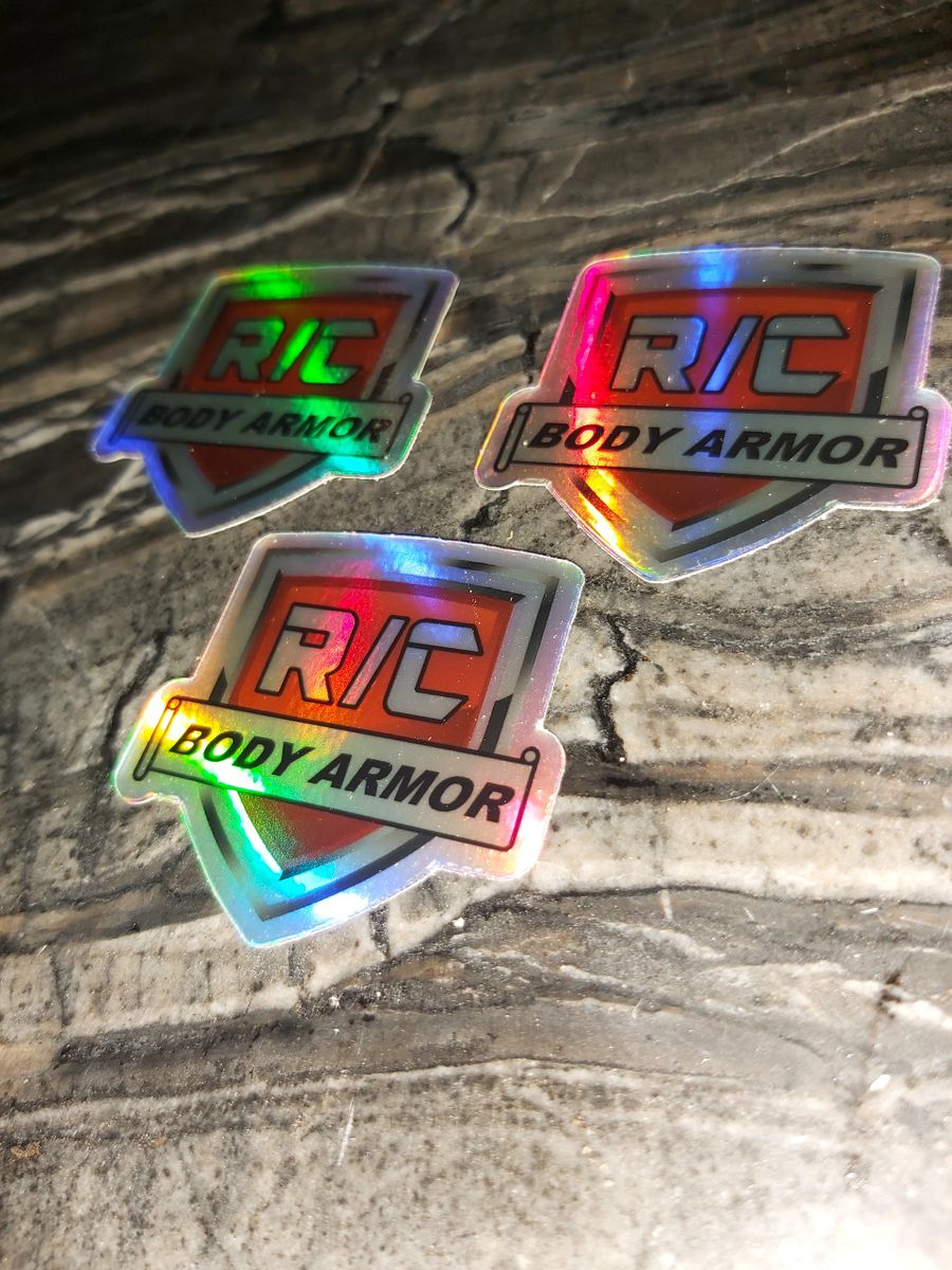 RC Body Armor Holographic Stickers (2 Pack)