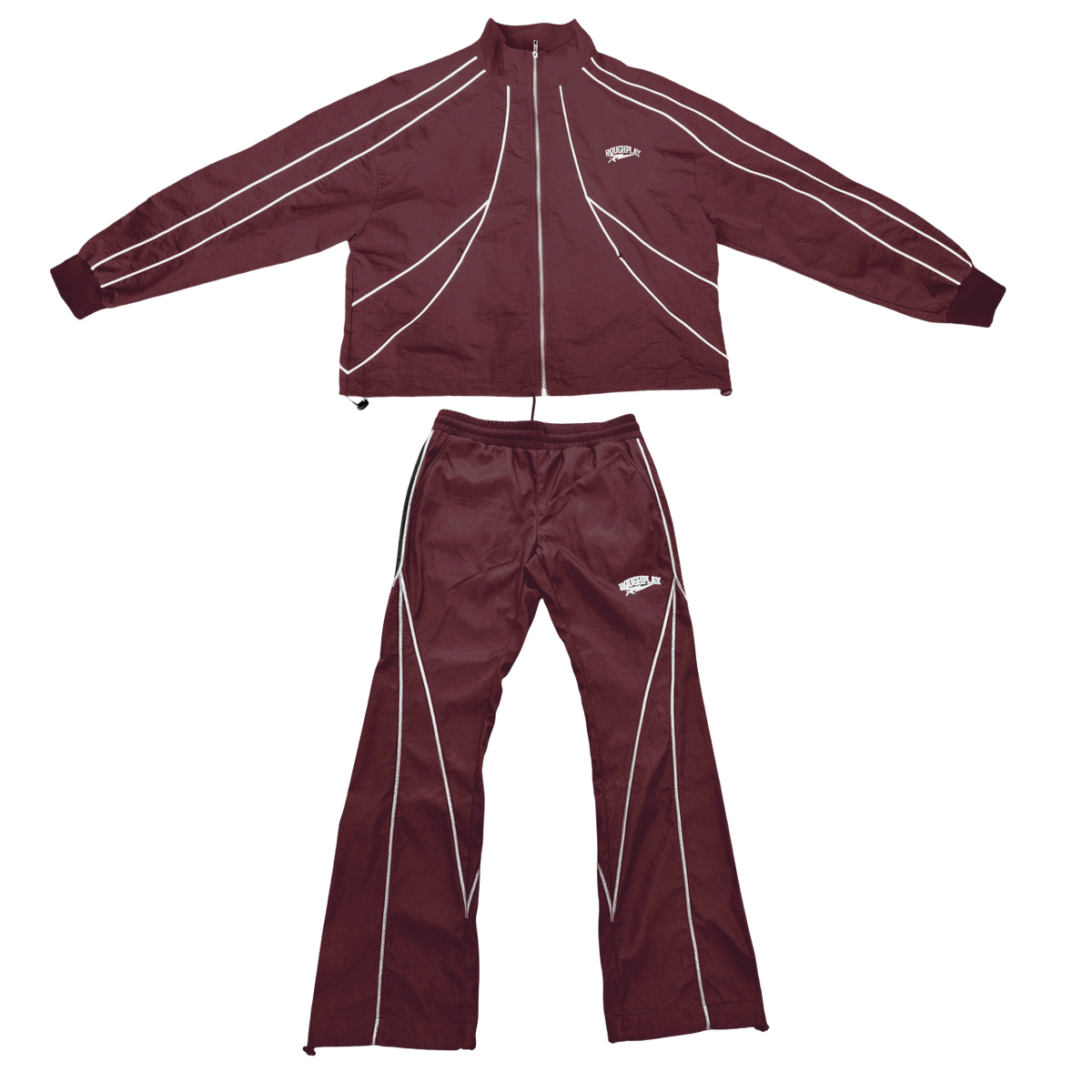RoughPlay啕Reflective TrackSuit (Maroon)