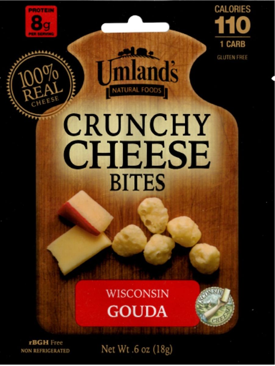 Umland's Crunchy Cheese Bites Gouda Bag .6 oz.