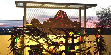 Solaz Designs - Metal Art in Tucson, Solar Lights, Landscape Lighting