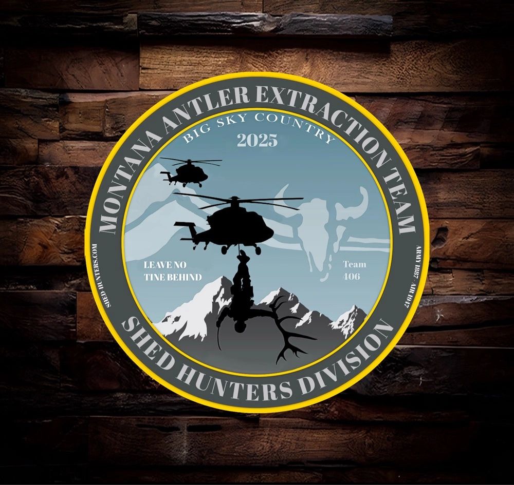 Montana Shed Antler Extraction Team Decal
