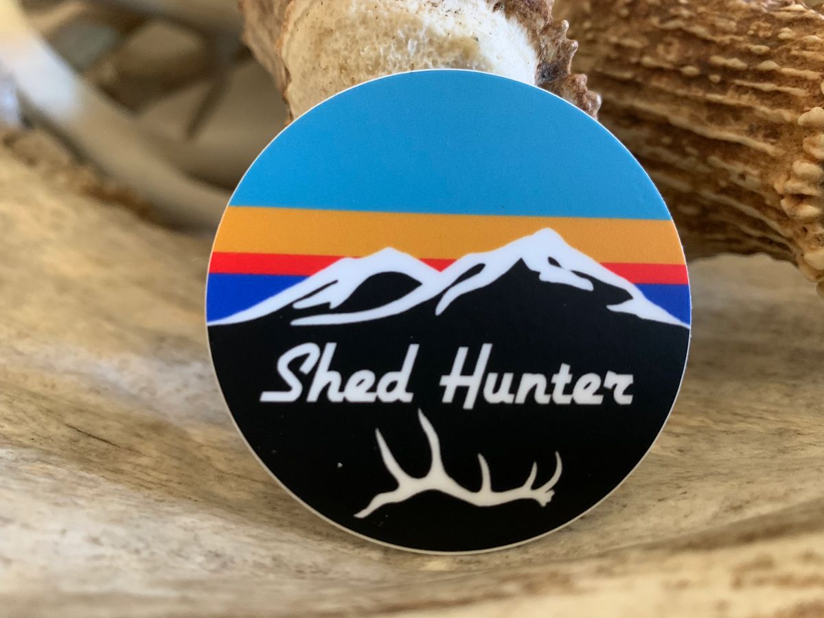 Retro Shed hunter sticker