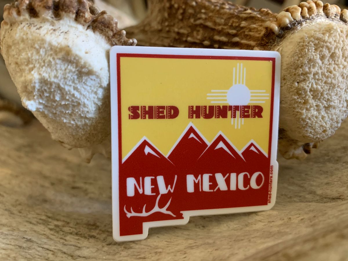 New Mexico Shed Hunter Retro Sticker