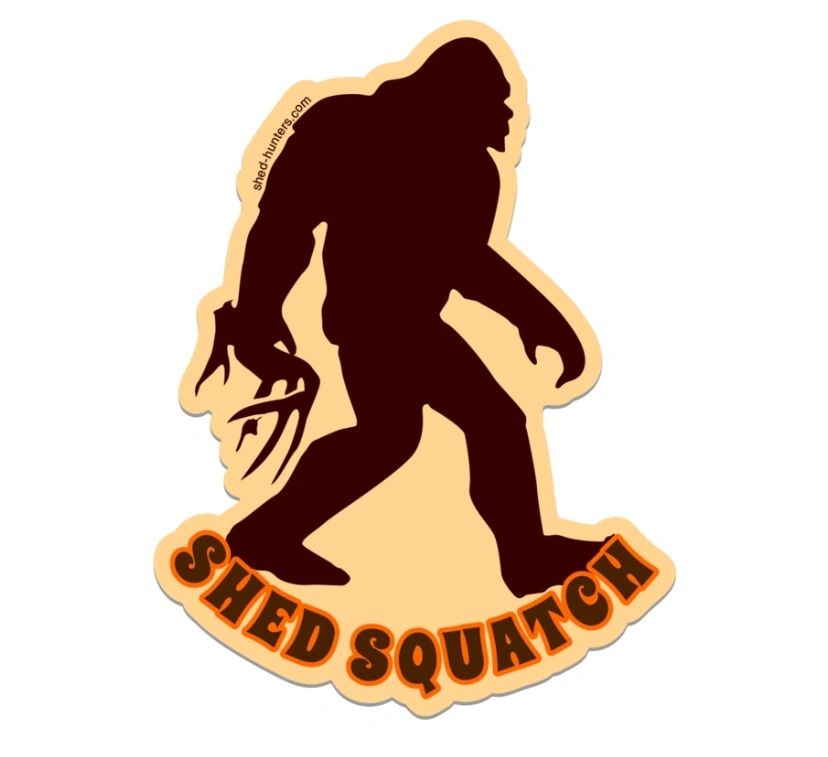 SHED SQUATCH DECAL