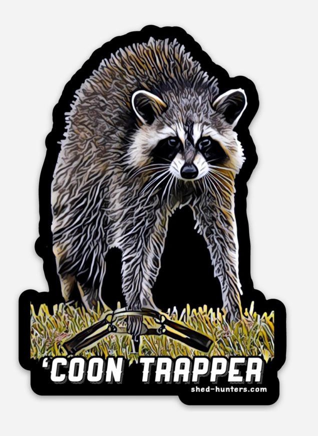 Raccoon Trapper decal