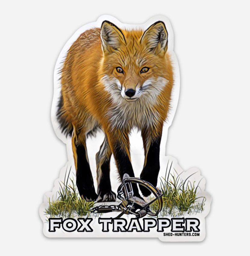 Fox Trapper Sticker