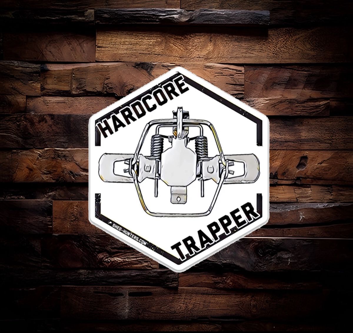 Hardcore trapper decal