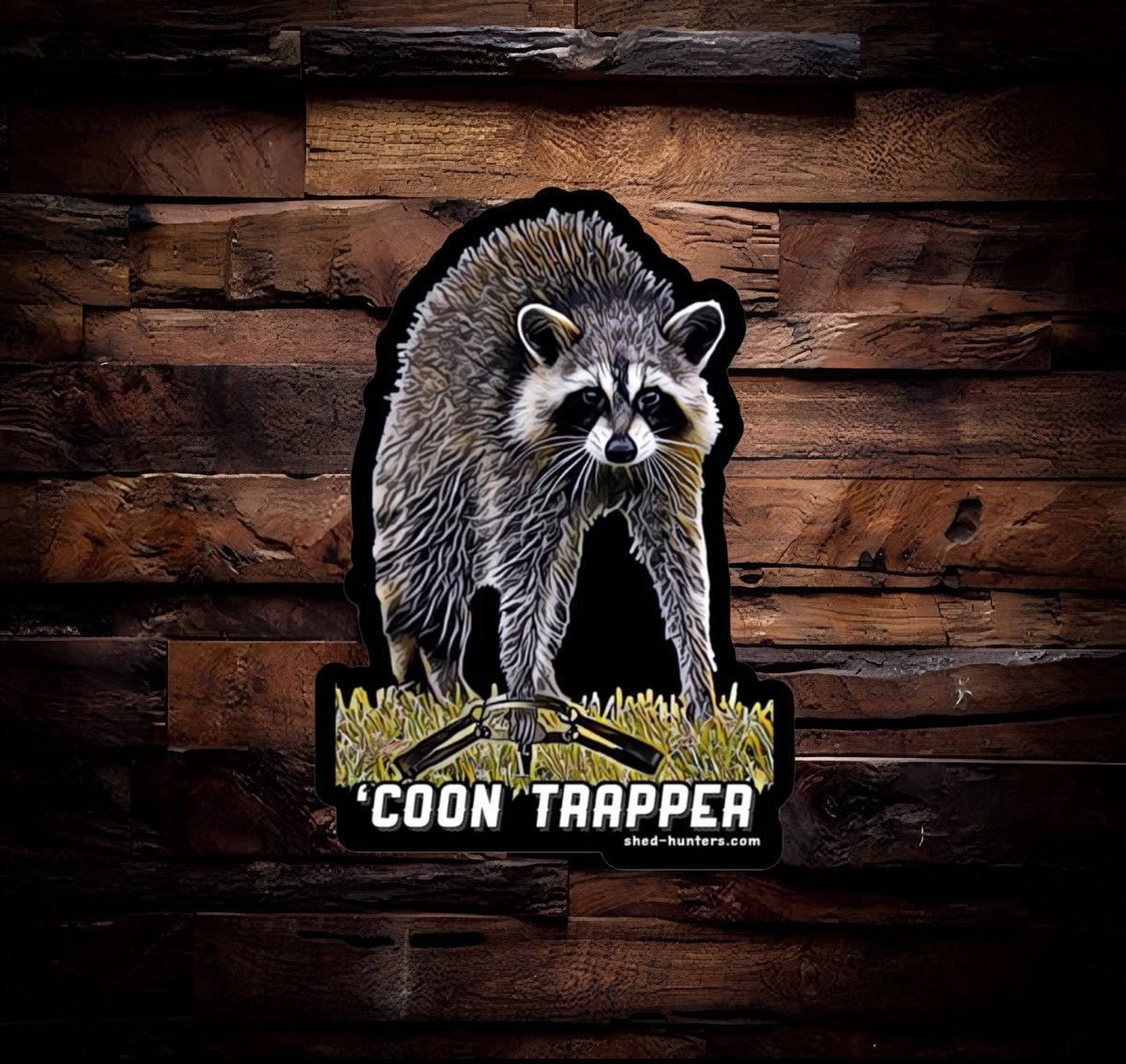 Raccoon Trapper decal
