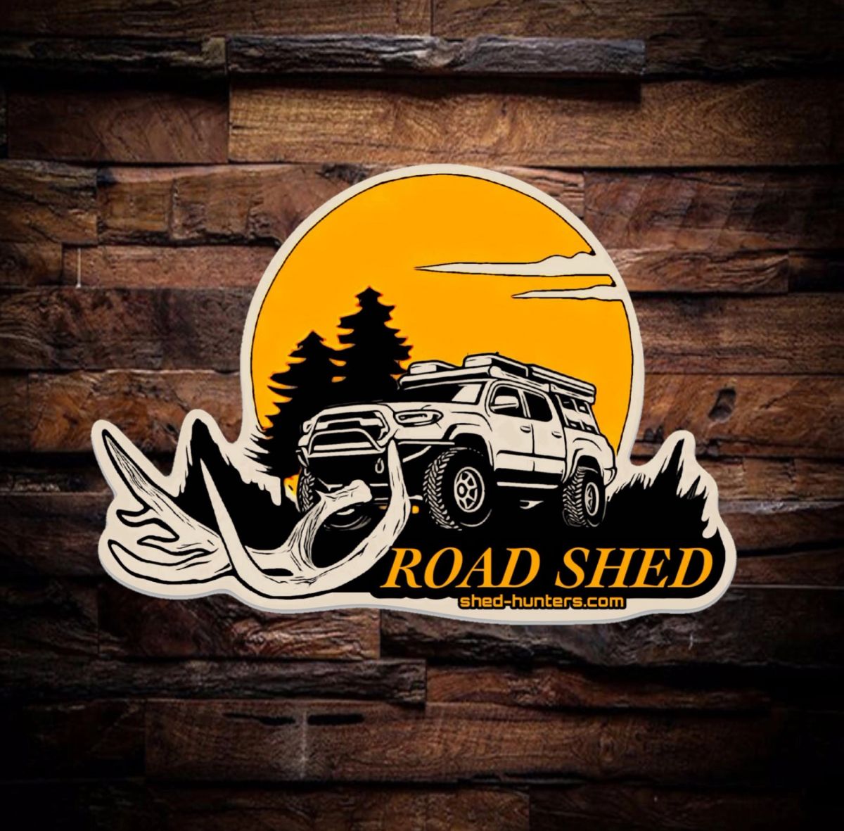 Road Shed Adventure Sticker