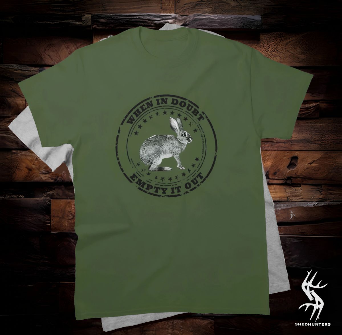 When In Doubt Rabbit Hunters Tee
