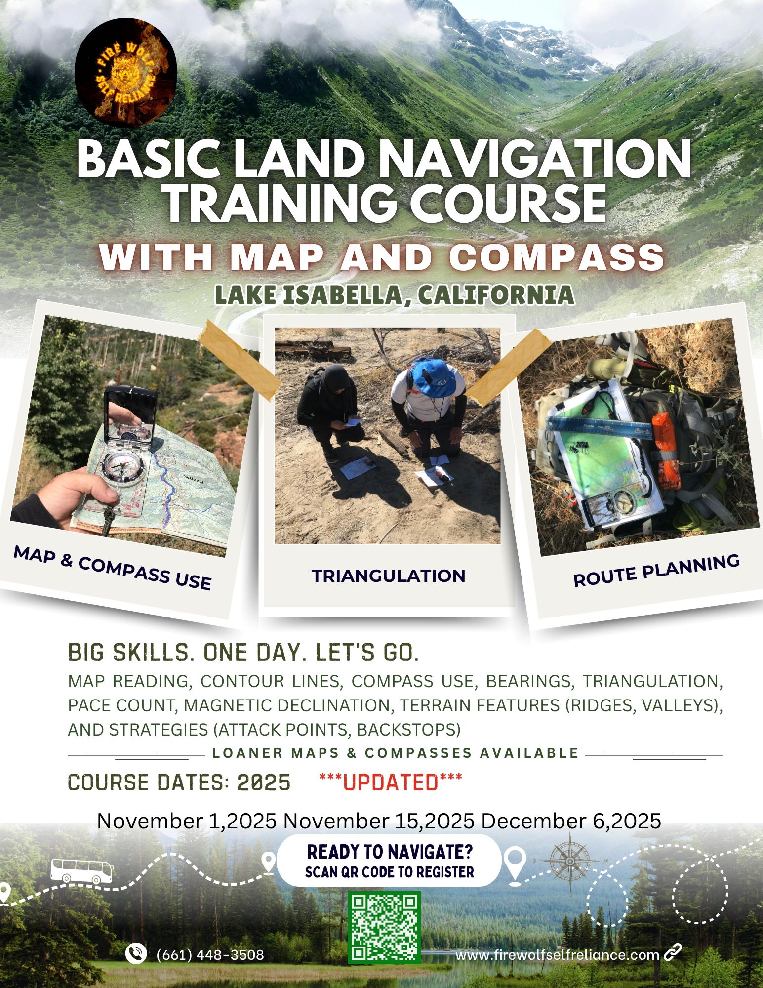 Upcoming Navigation Courses — November and December