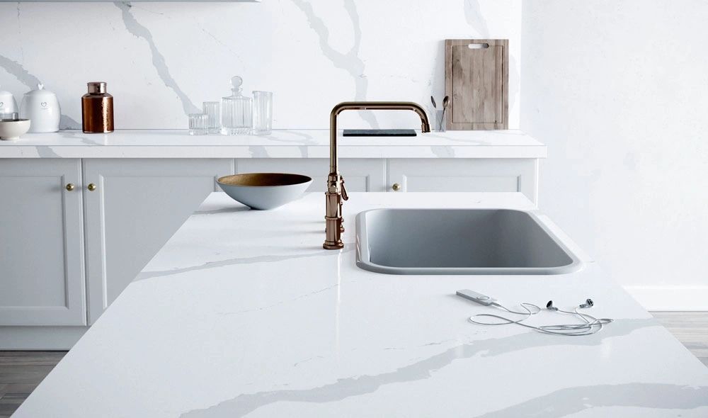 Marble Effect Quartz Worktops