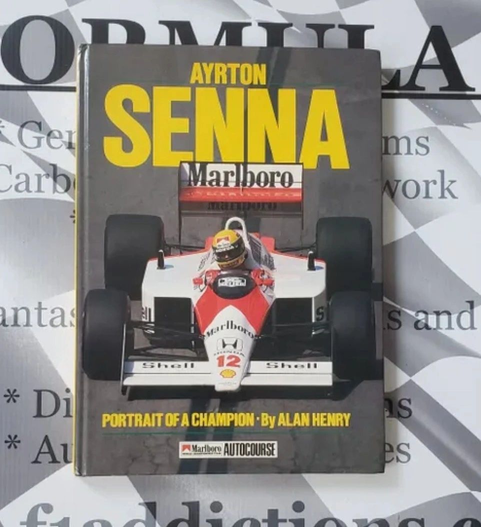 NOW SOLD-Personally signed Senna book "Ayrton Senna. Portrait of a ...