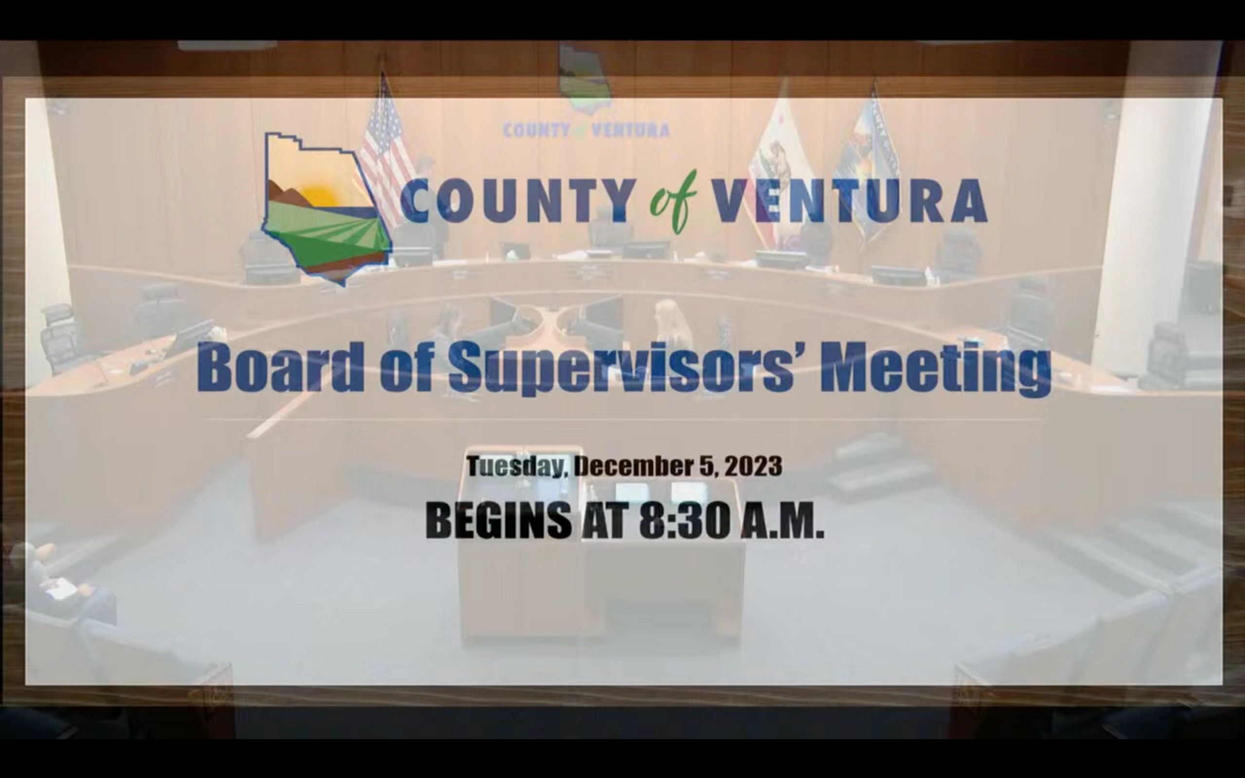 BOS Meeting Dec 5, 2023