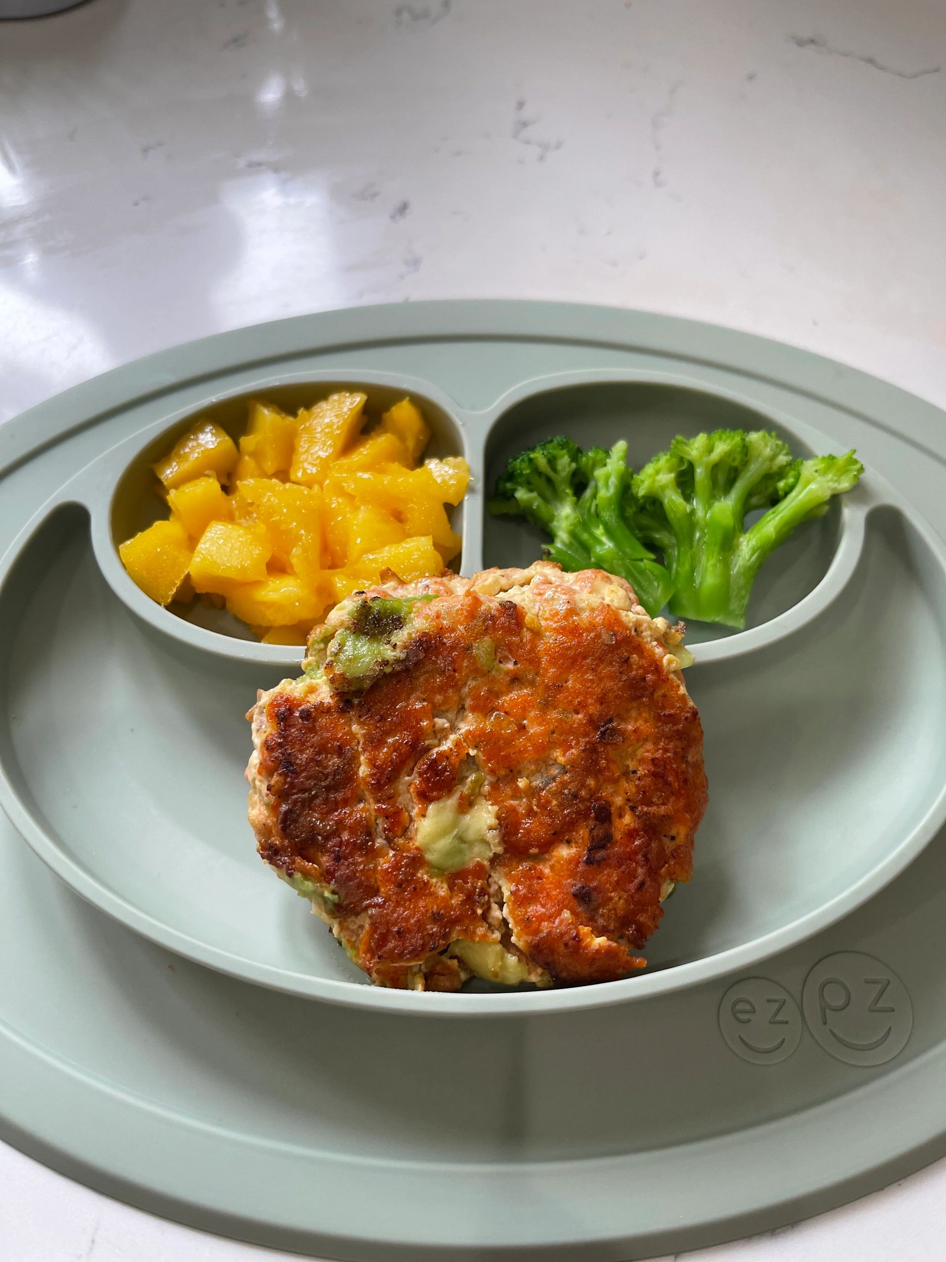 BLW Salmon Avocado Patty Recipe