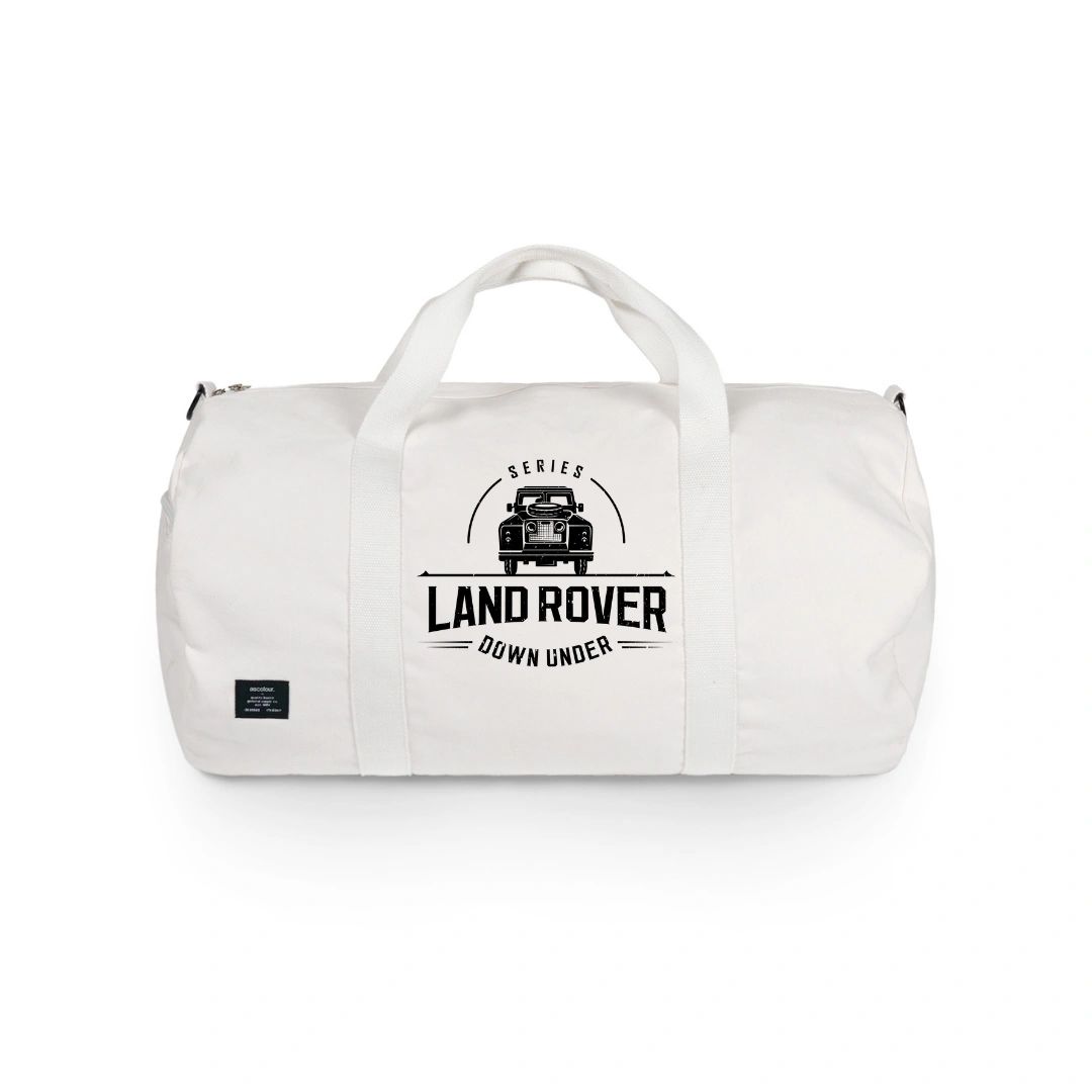 Signature Logo Canvas Duffel Bag | Cream