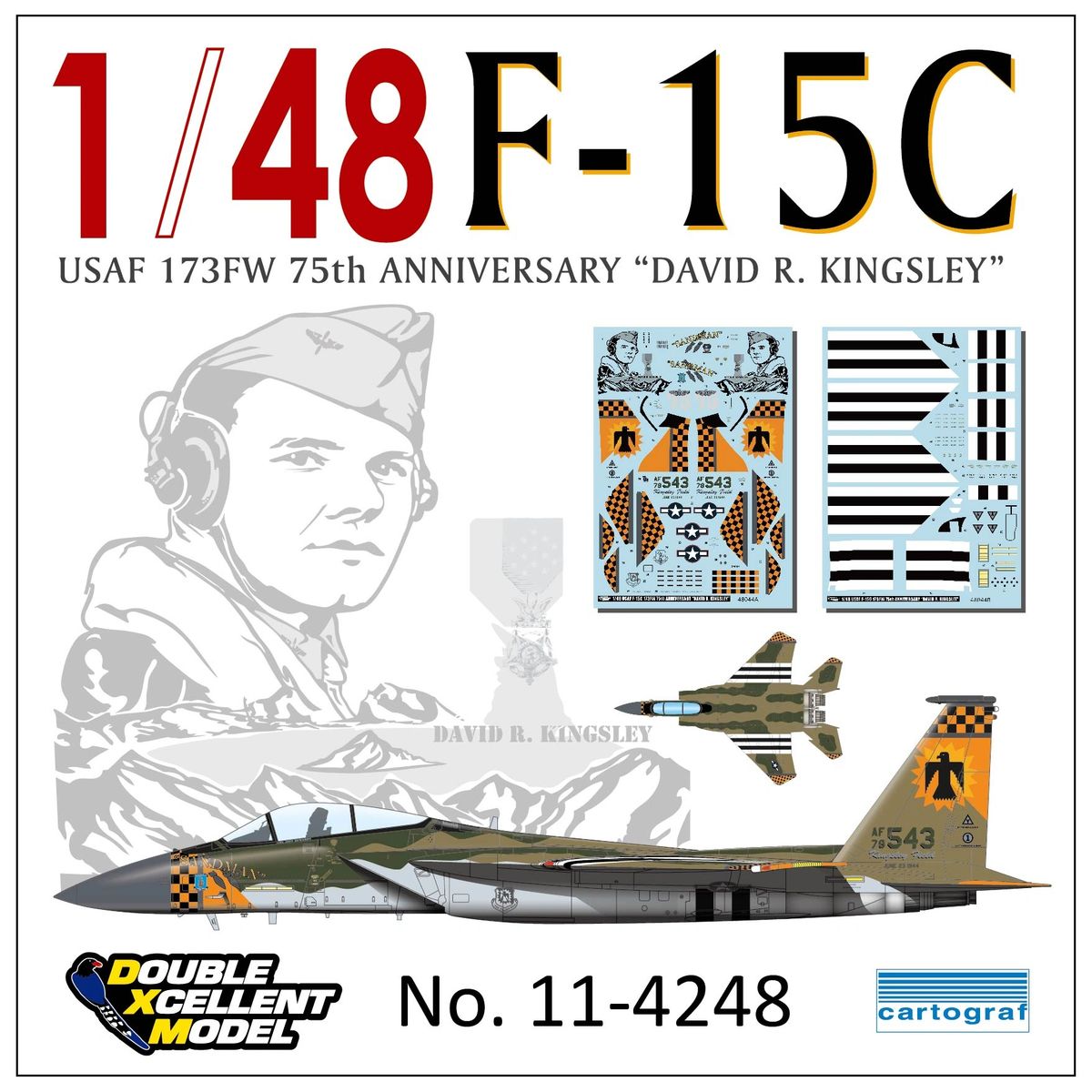 1/48 USAF F-15C 173FW 75th Anniversary "David R. Kingsley"