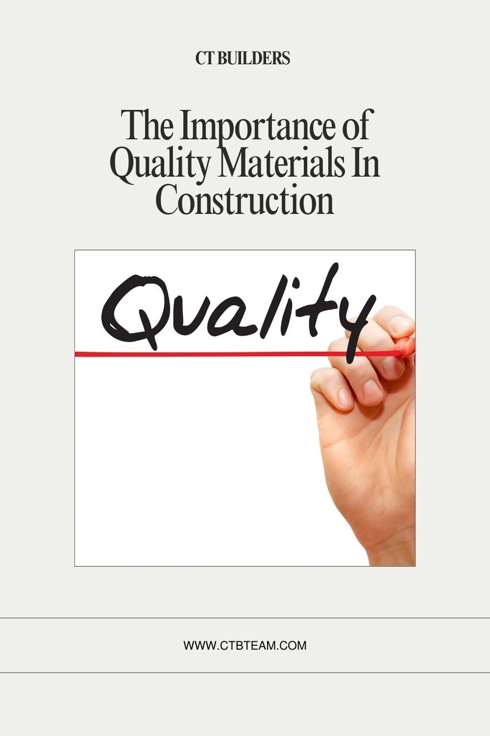 The Importance of Quality Materials in Construction