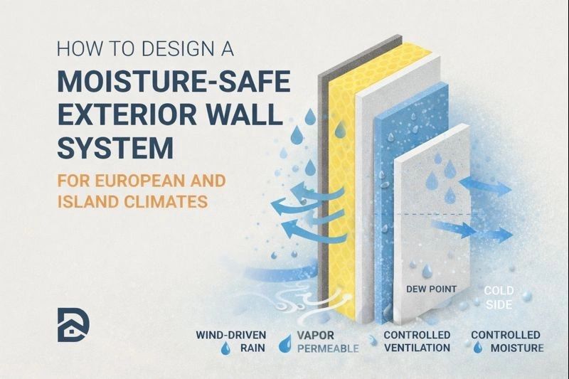 How to Design a Moisture-Safe Exterior Wall System for European a