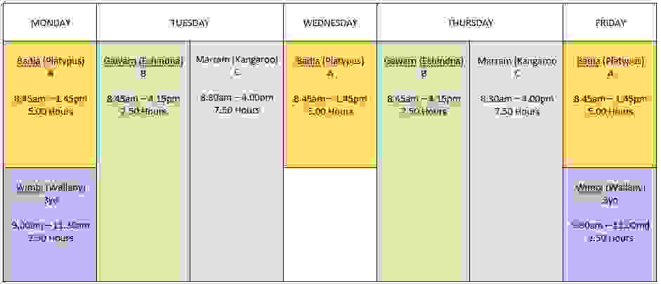 OUR KINDER PROGRAM | MPRPS