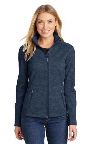 UMMC logo with Neonatal Intensive Care Unit- ladies navy full zip jacket