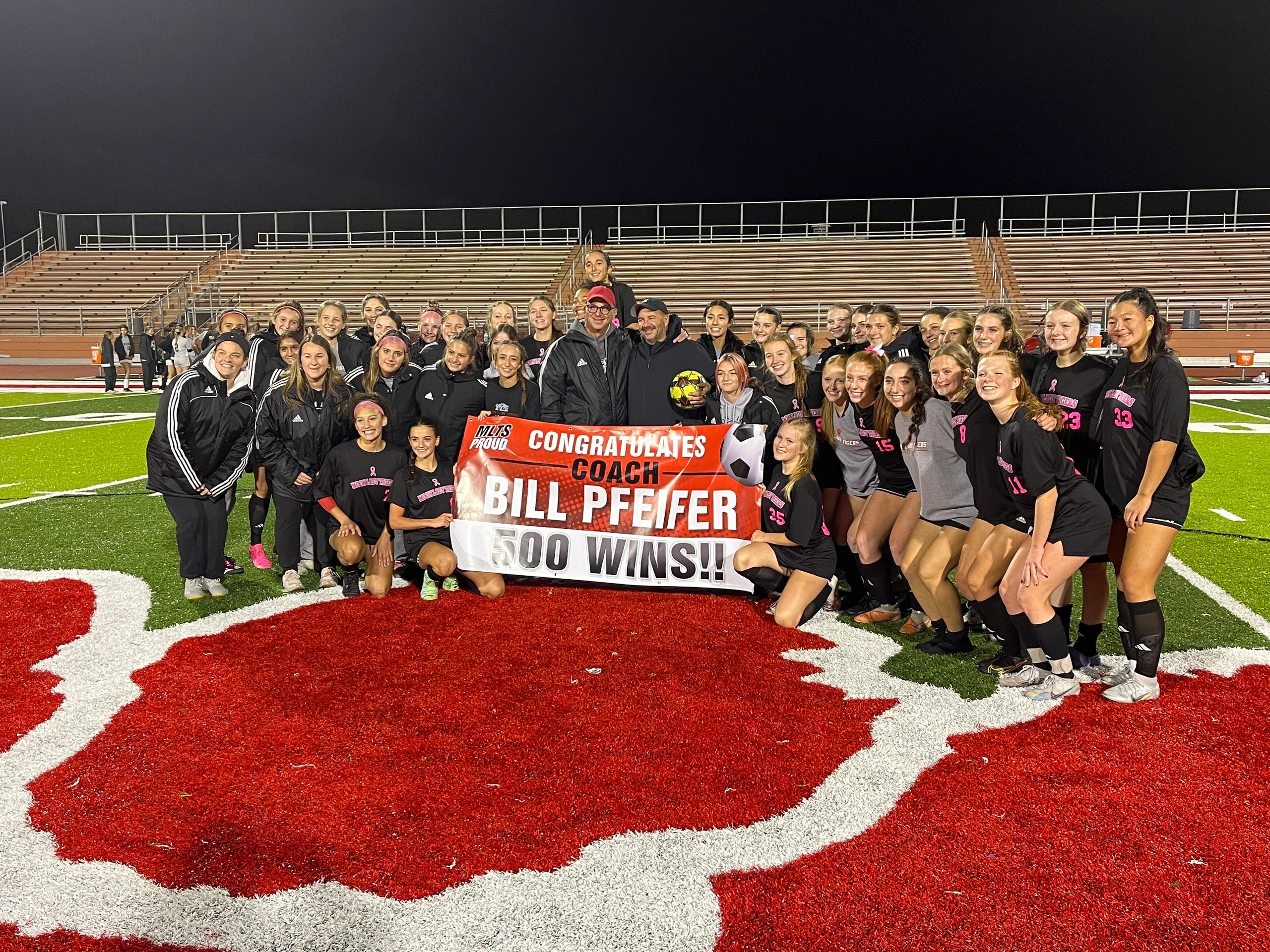 Bill Pfeifer 500th win & All-American game coach!