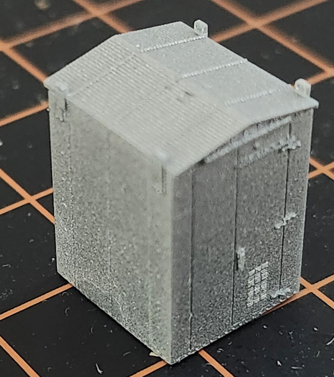 N Scale Modern Relay Shed (4 pack)