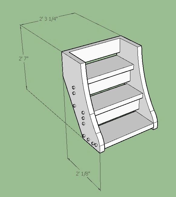 HO Caboose Steps (set of 4)